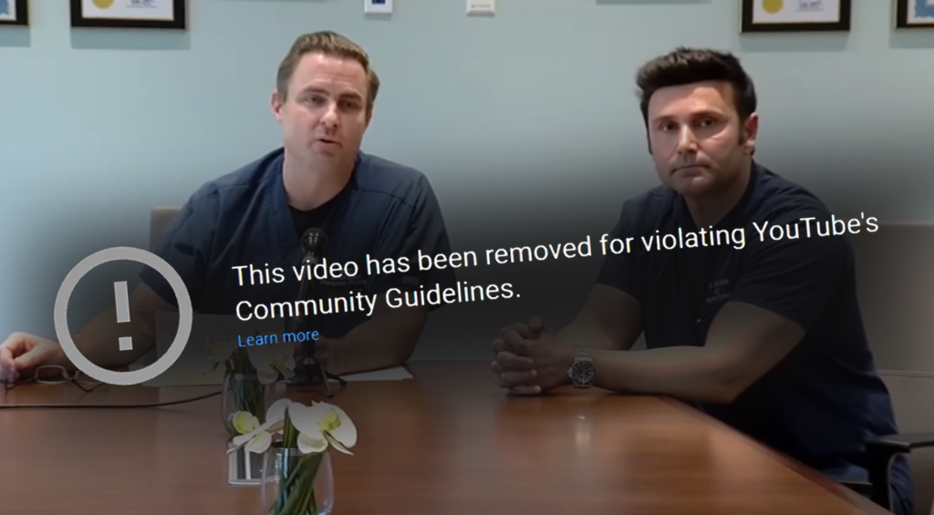 YouTube’s Censorship of Dissenting Doctors Will Backfire