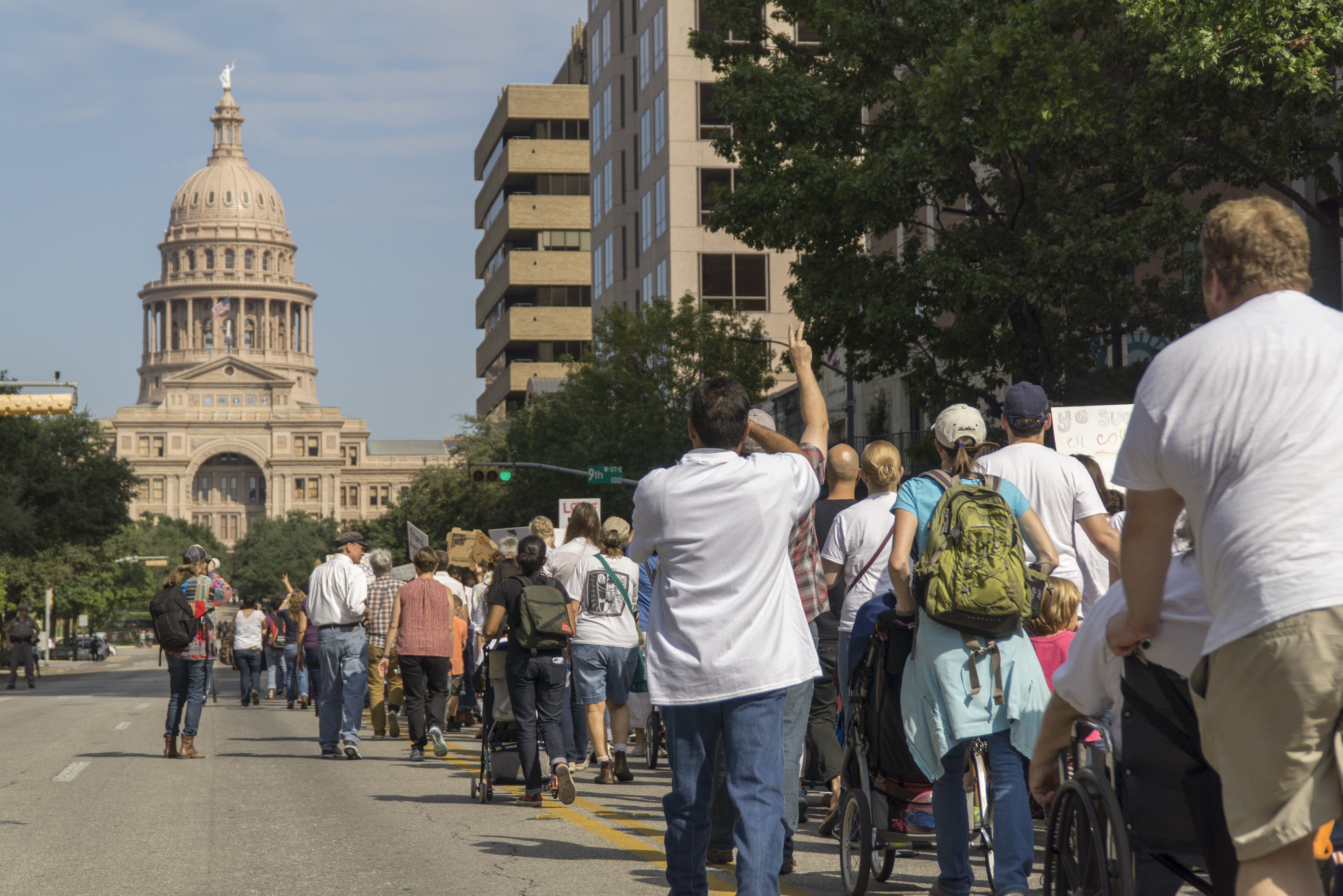 Reflections Amid an Anti-Trump Protest in Austin